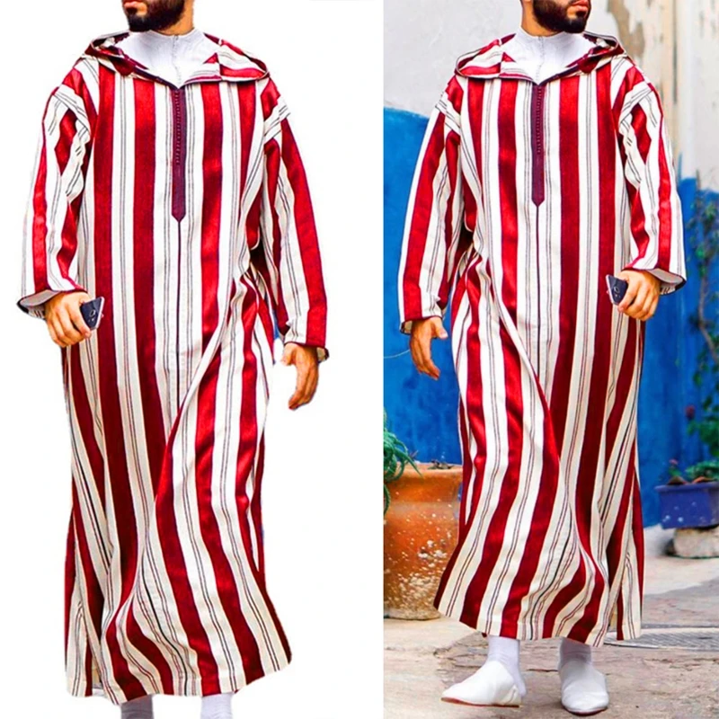 Ramadan Muslim Dress Abayas Dubai Casual Kaftan Robe Islamic Costumes ...