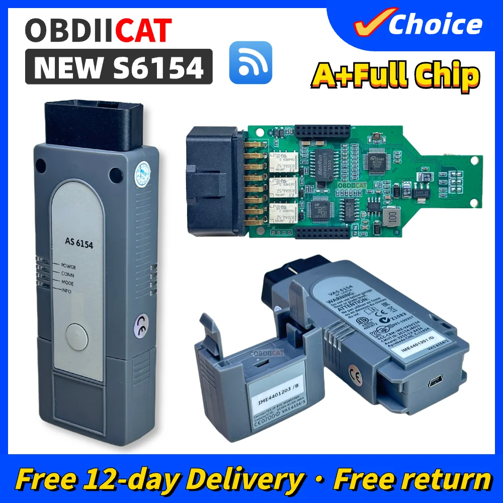 Best 6154A Original OKI Chip 6154 WIFI Support DOIP UDS Car Diagnostic ...