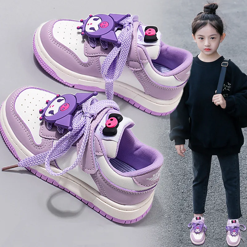 Sanrio-Kuromi-Children-s-Casual-Shoes-Girls-Cute-Cartoon-Comfortable ...