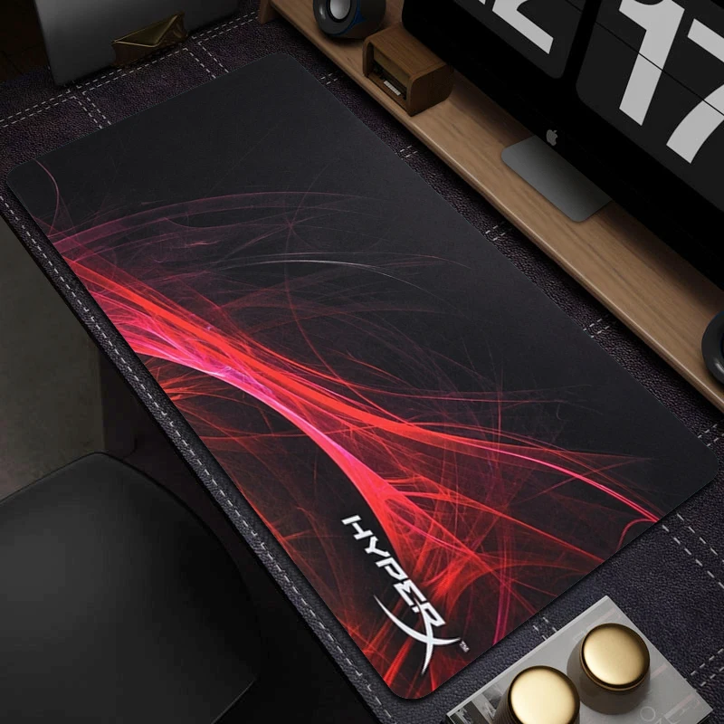 HyperX-Rubber-Mouse-Pad-com-borda-de-bloqueio-Mousepad-grande-para-PC ...