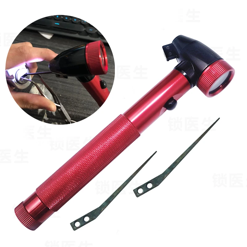 Hawkeye Dial Needle Red With 2PCS Straight Needle With Lamp Magnifying ...