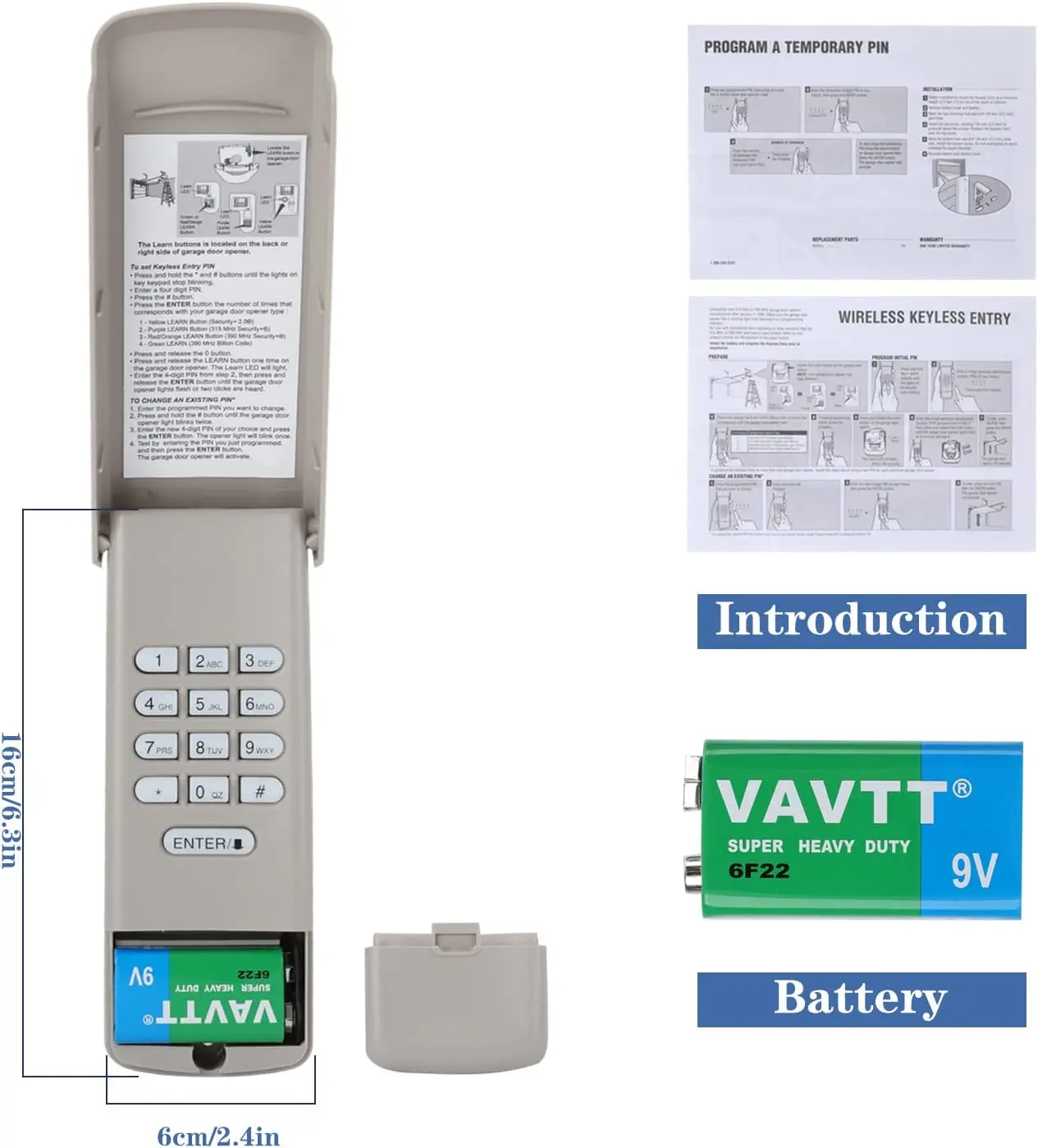 Liftmaster Garage Door Opener Keypad