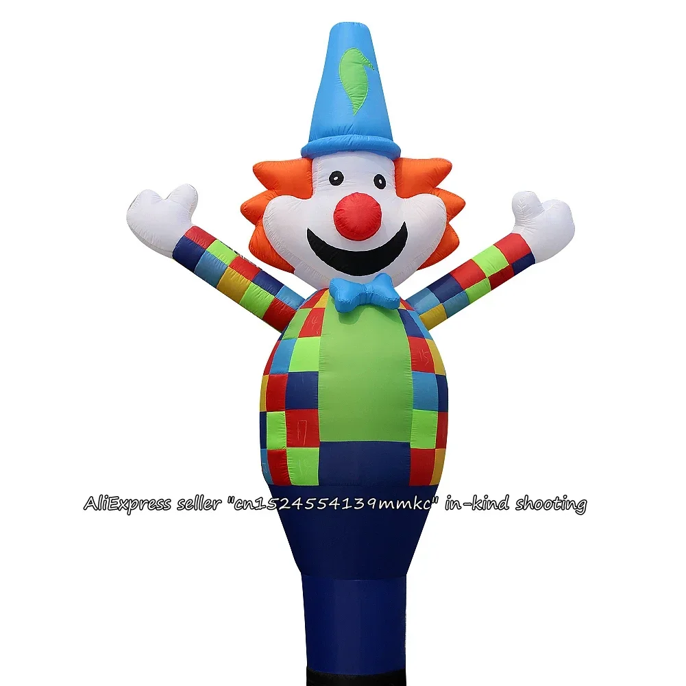 Payaso-Multicolor-3D-bailar-n-de-aire-bailar-n-de-cielo-tubo-inflable ...
