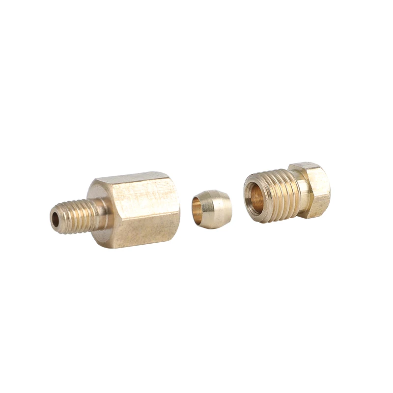 4mm-6mm-8mm-OD-Brass-Compression-Ferrule-Tube-Pipe-Fitting-Connector ...