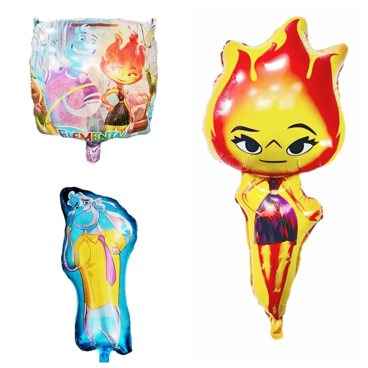 Disney Elemental Theme Birthday Decorations Cartoon Aluminium Foil ...