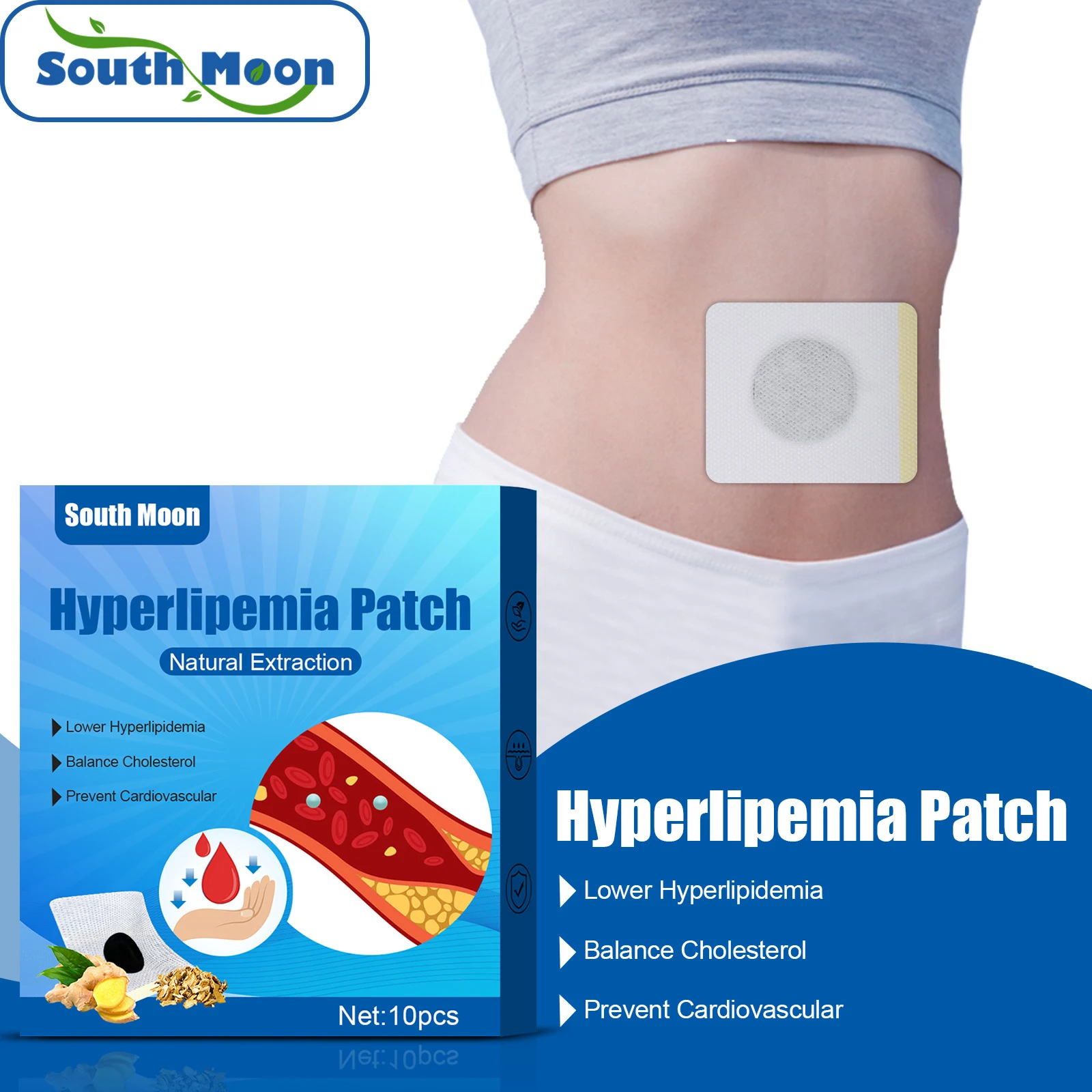 Hyperlipemia-Patch-Fat-free-Health-Care-Paste-Lower-High-Blood-Pressure ...