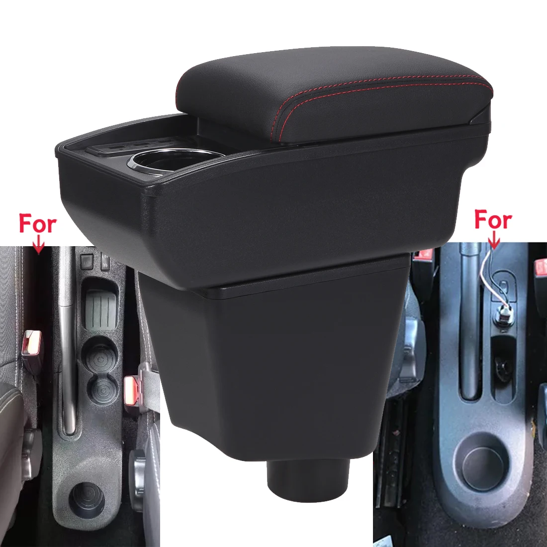 For Renault Clio 4 Armrest Box For Renault Captur Clio 3 III IV Car ...