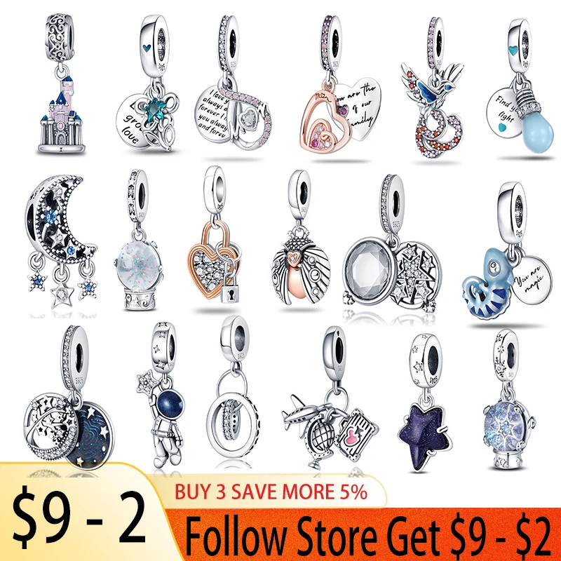 For Original Pandora 925 Bracelet Chameleon Glow in the Dark Bulb ...