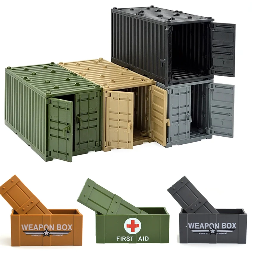 Military-Series-WW2-Moc-Container-Weapon-Box-Block-Army-Soldier ...