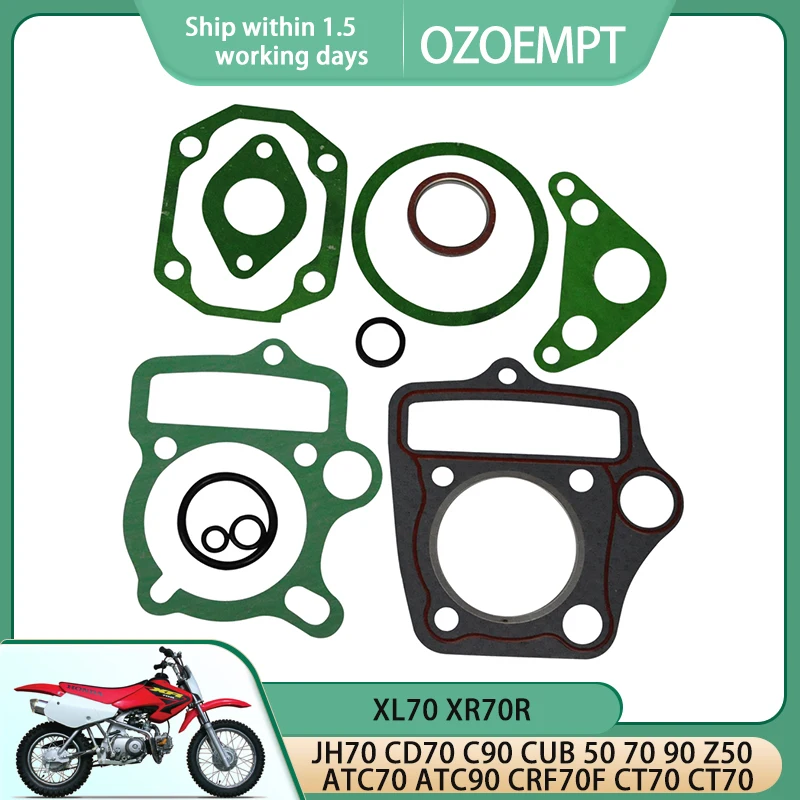 OZOEMPT-Engine-Cylinder-Crankcase-Repair-Gasket-Apply-to-JH70-CD70-C90 ...