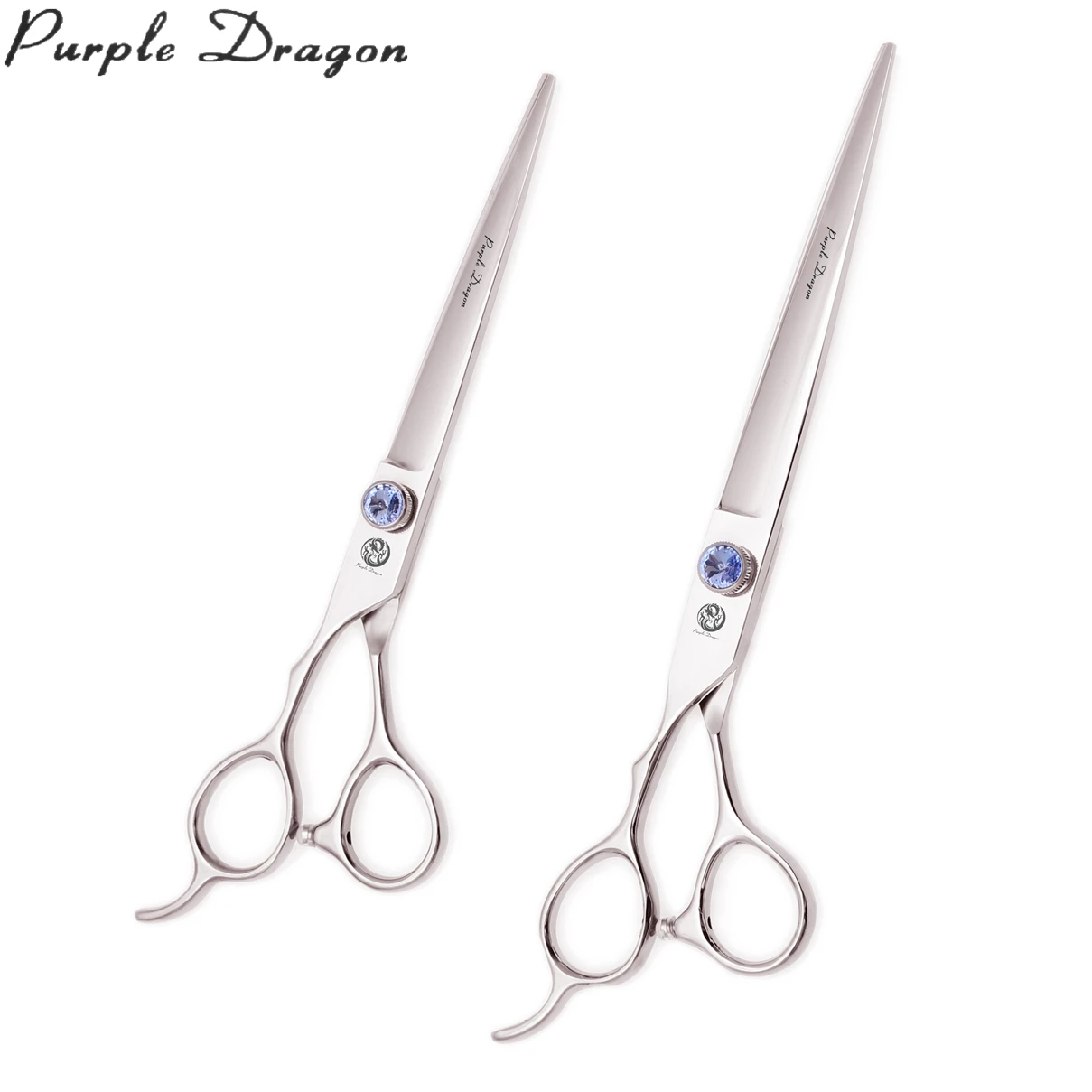 Professional Hair Scissors Purple Dragon 5.5" 6" 7'' Left-Hand 440C ...