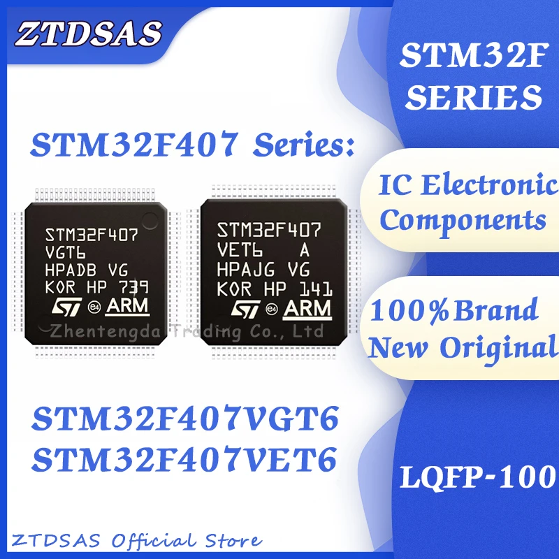 100-Brand-New-Original-STM32F407VGT6-STM32F407VET6-STM32F407VE-STM32F407VG-STM32F407-STM32F ...