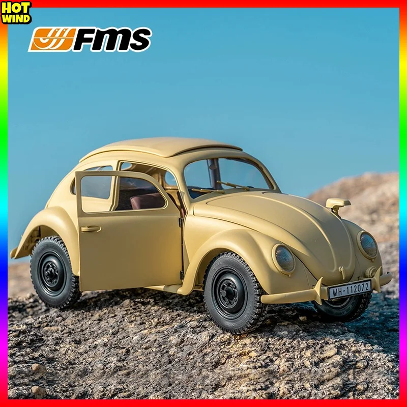 Fms-1-12-Beetle-Military-Edition-Vintage-Simulation-Car-Model-Electric ...