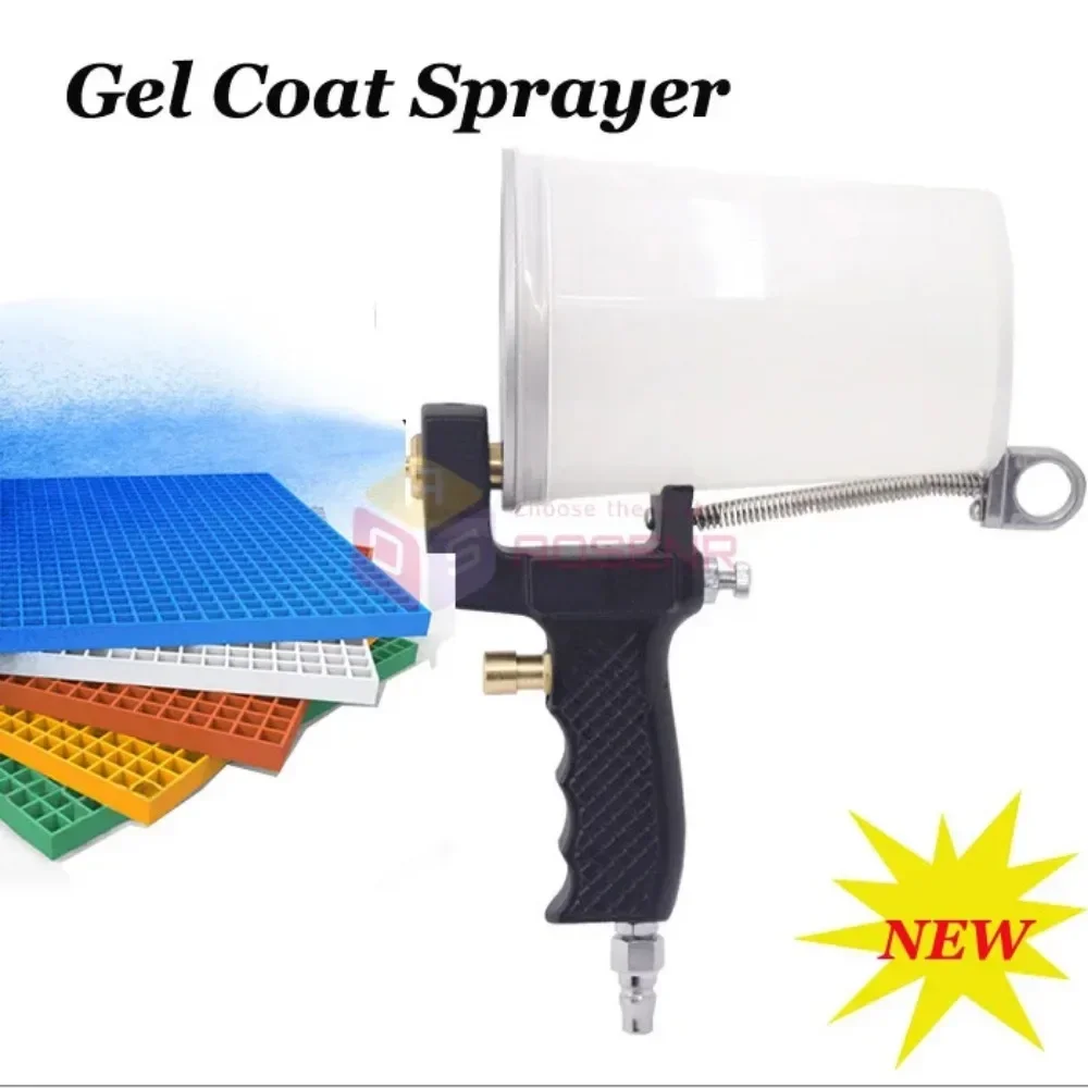 NEW Gelcoat Dump Spray Gun resin Hand-held Nozzles Gel Coat Sprayer ...