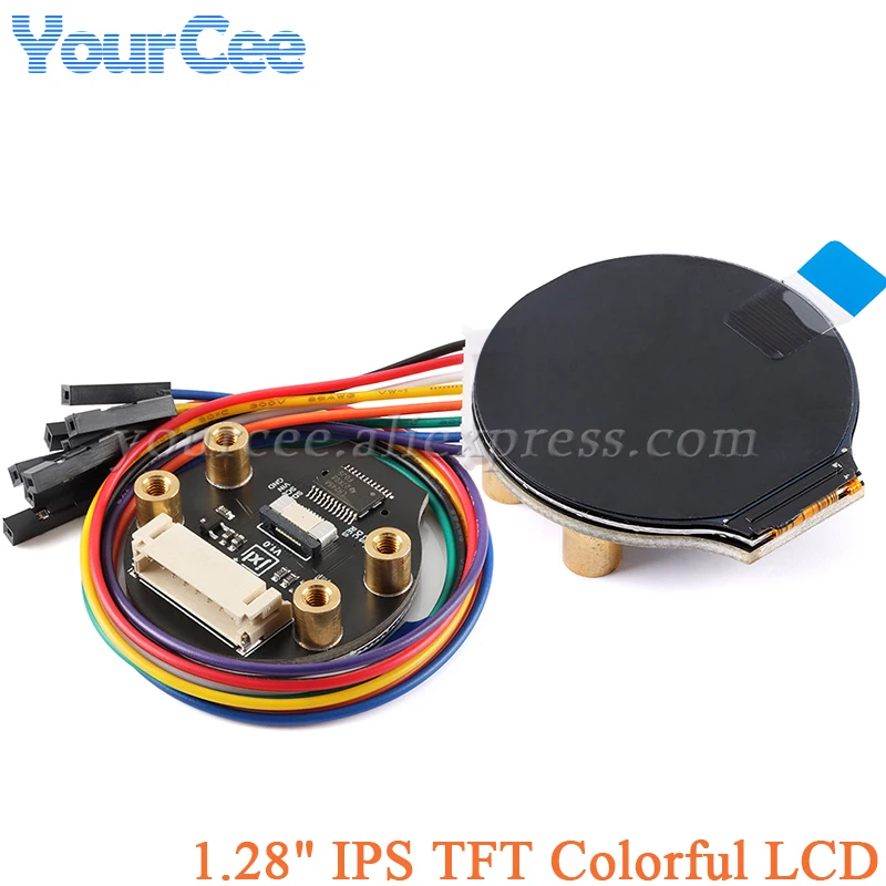 1.28 Inch Tft Screen Lcd Display Module 1.28" Ips Round Colorful Lcd ...