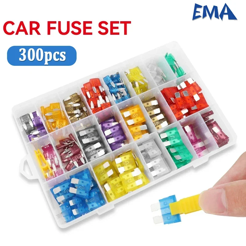 300-120Pcs-Mini-Profile-Small-Size-Blade-Car-Fuse-Assortment-Set-for ...