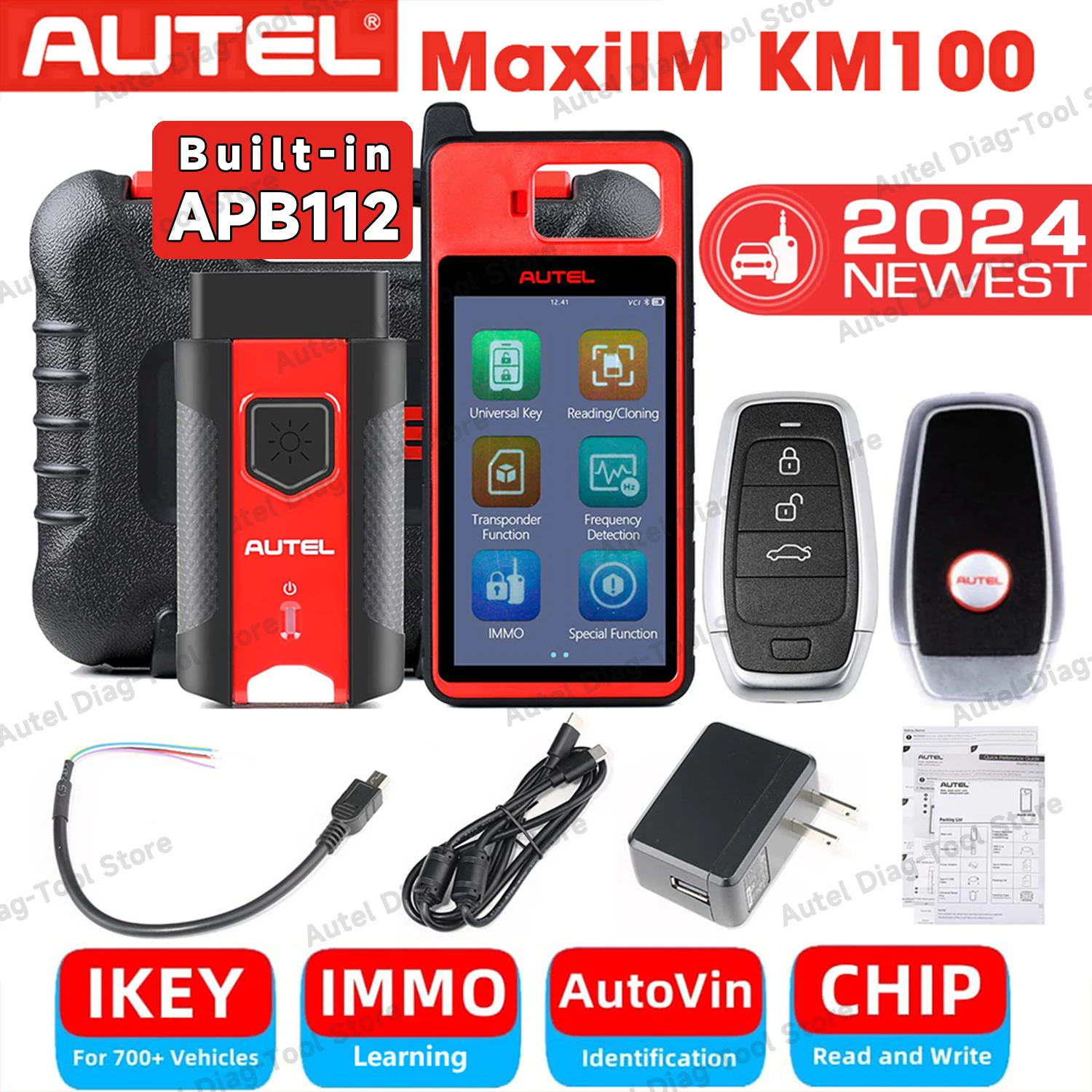 2024-Newest-Original-Autel-MaxiIM-KM100-Universal-Key-Generator-Kit ...