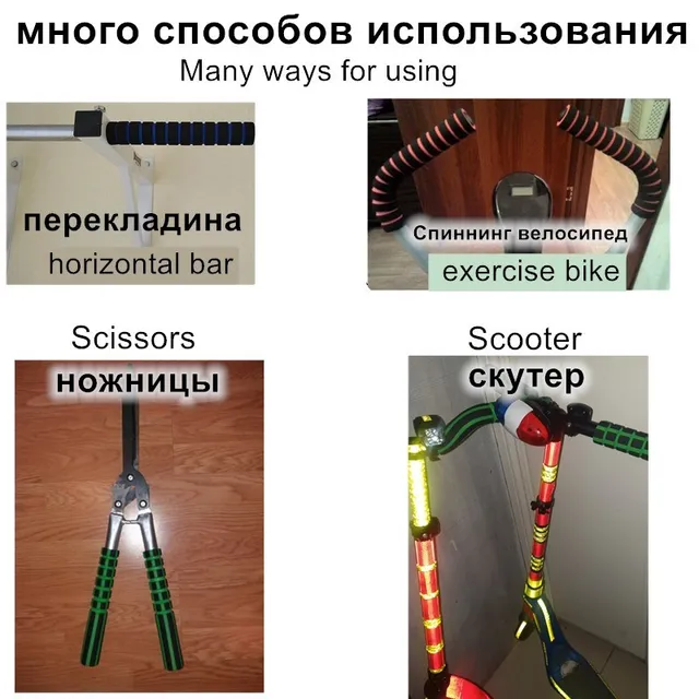 New 1Pair 22cm Long Home Workout Equipment Horizontal Bar Grips Sponge ...