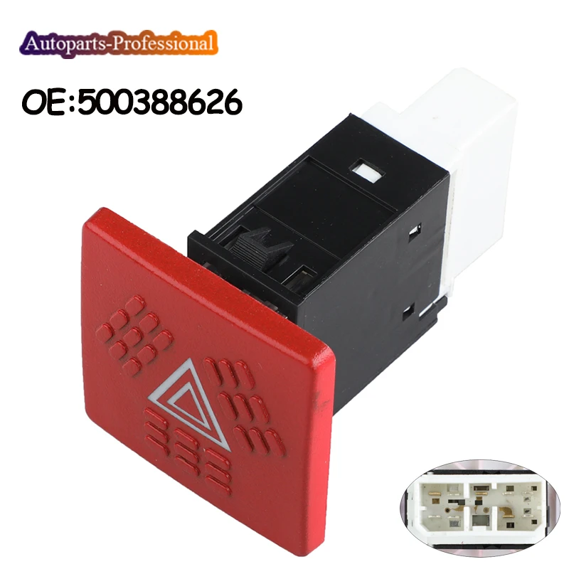 Botón de interruptor de luz de advertencia de emergencia de peligro de ...