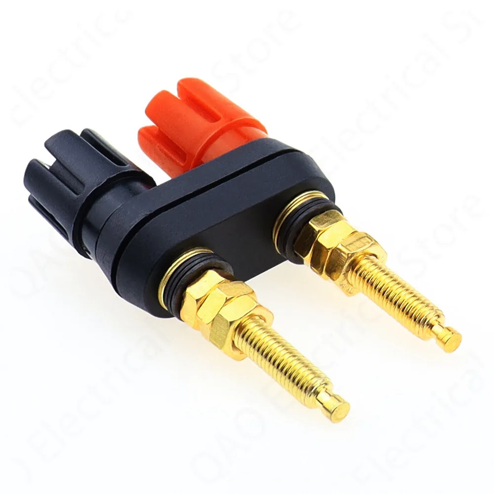 1pcs-Gold-Plated-Banana-Plug-Connector-Speaker-Amplifier-Extended ...