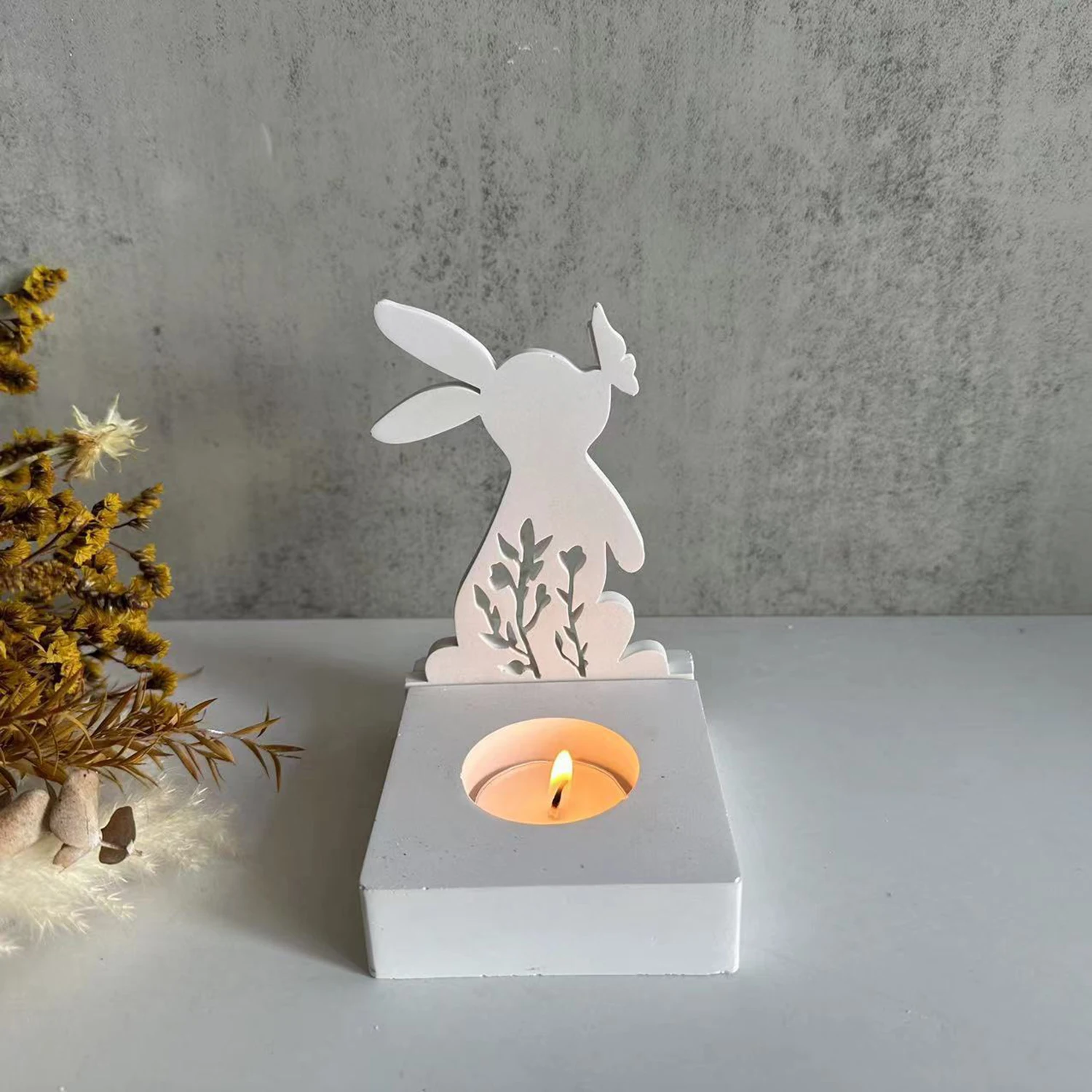 Easter-Rabbit-Candle-Holder-Silicone-Mold-Rabbit-Kiss-Butterfly ...