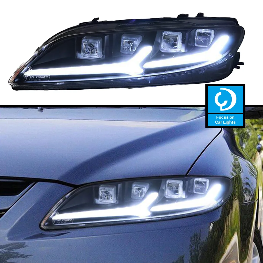 Car-Front-Headlights-For-Mazda-6-Mazda6-2003-2004-2015-Modified-LED ...
