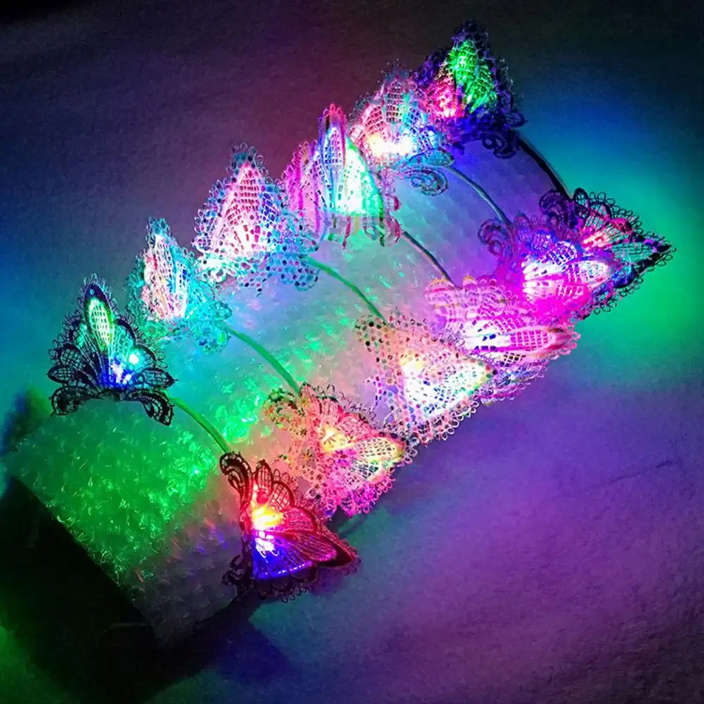 LED-Light-Cat-Ears-Lace-Hair-Hoop-Luminous-Headdress-Anime-Cosplay ...