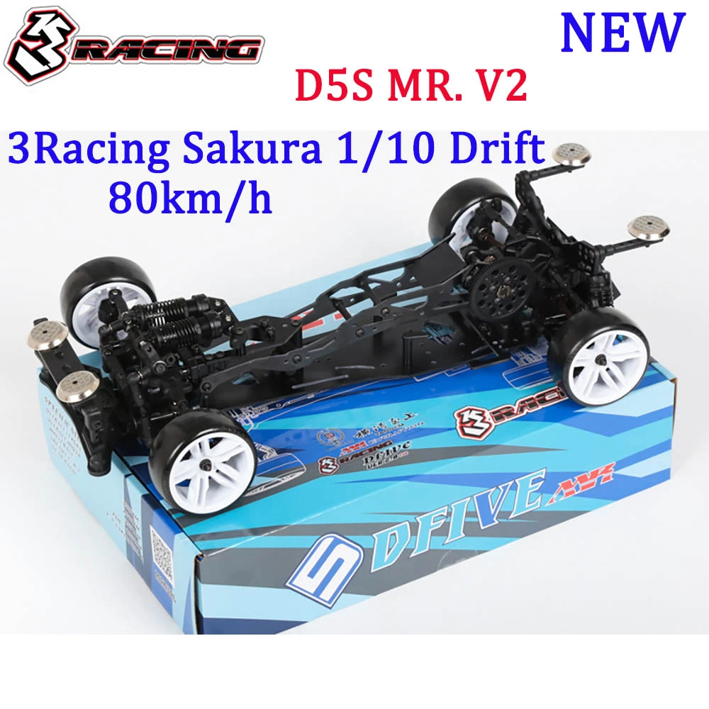 3Racing Sakura D5S Mr V2 Kit 1/10 Afstandsbediening Super Rear Drive Racing Beroep Drift Auto ...