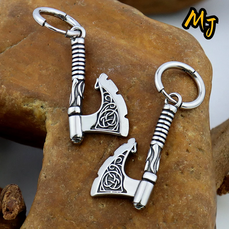 Retro-Nordic-Vikings-Axe-Earrings-Man-Punk-Hiphop-Style-Stainless-Steel ...