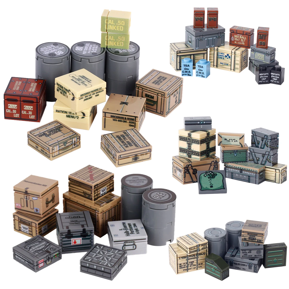 WW2-German-Military-Canned-food-Cans-Ration-US-War-Goods-Printed ...