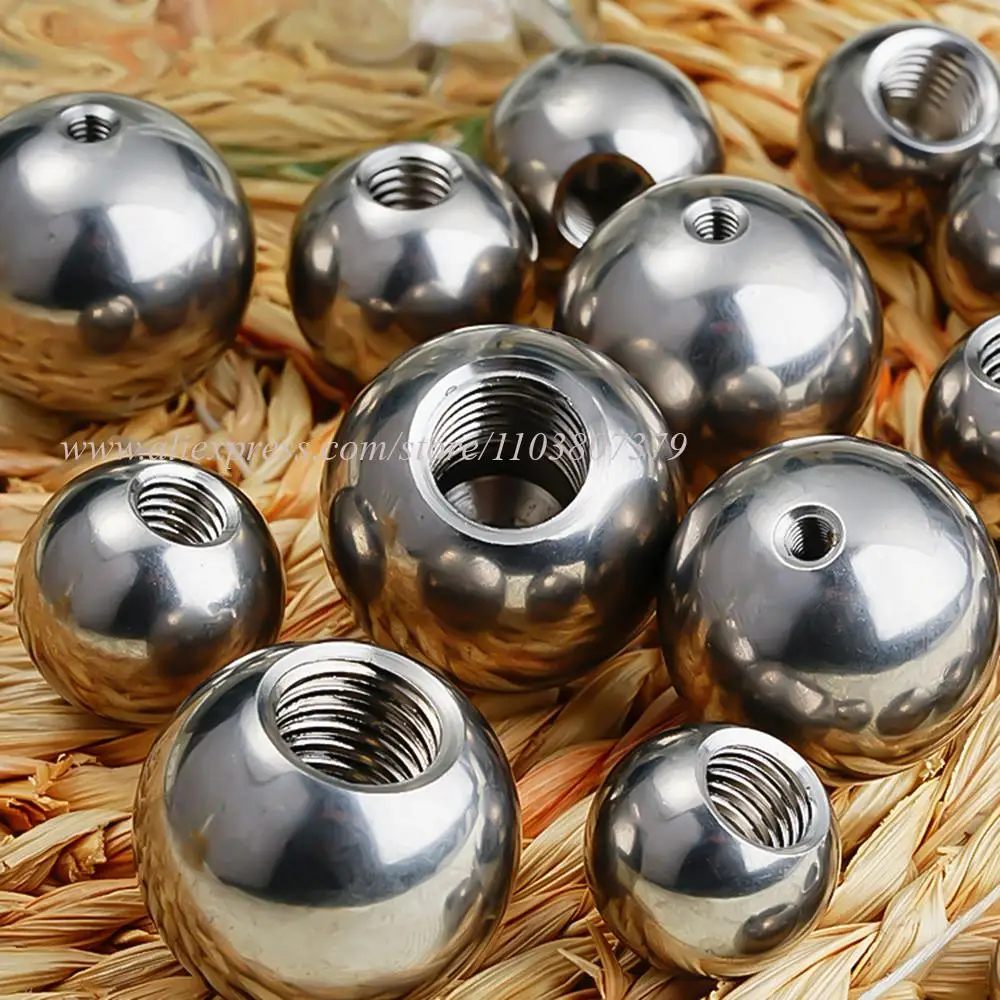 304 hilo femenino de acero inoxidable agujero ciego bola lisa OD 8mm ...