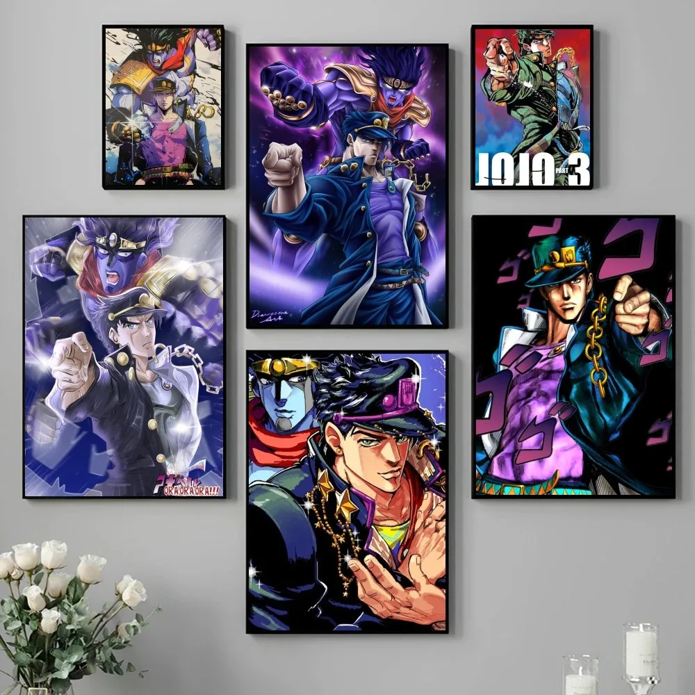 JoJos-Bizarre-Adventure-Poster-Paper-Print-Home-Bedroom-Entrance-Bar ...