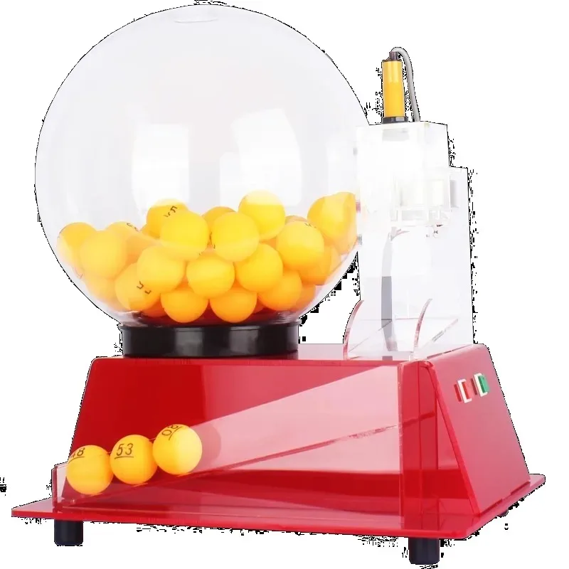 Electric Lottery Ball Machine, Automatic Bingo Balls Machine Cage ...