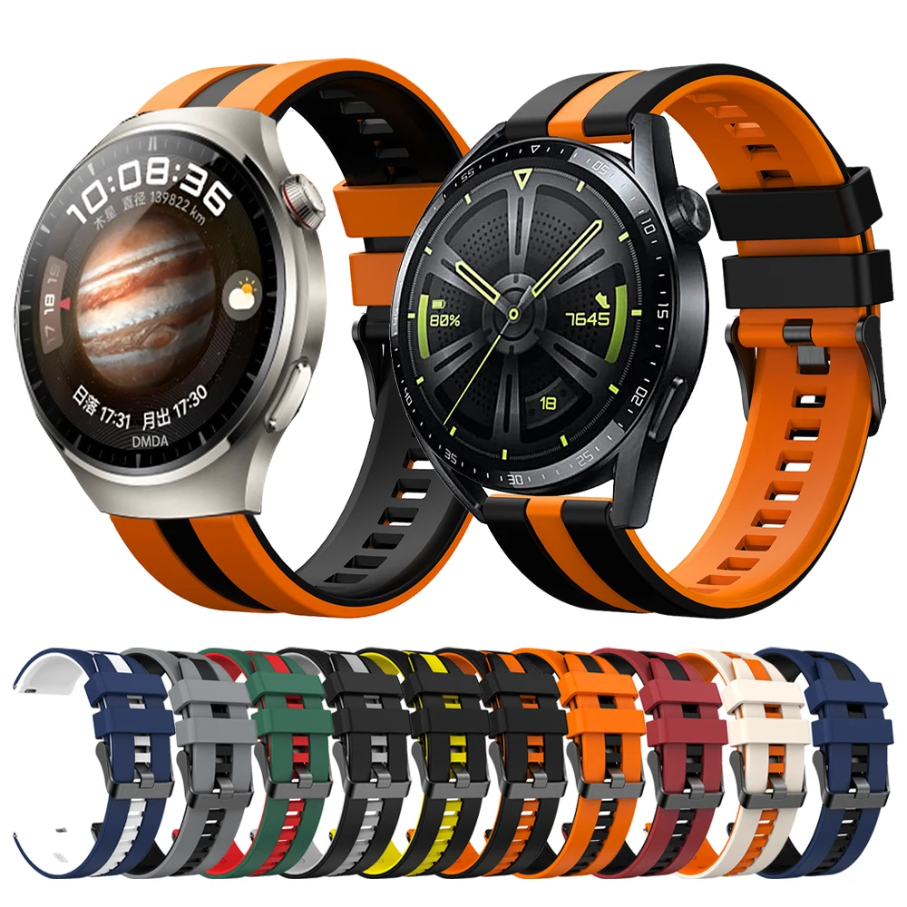 Correa-de-silicona-deportiva-de-22mm-para-Huawei-Watch-GT-4-GT3-2-Pro ...