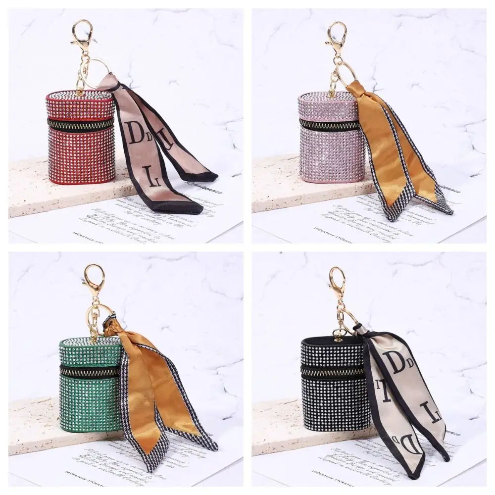 Creative-Lipstick-Bag-Mini-Bucket-Shaped-Fashion-Keychain-Shiny-Cute ...