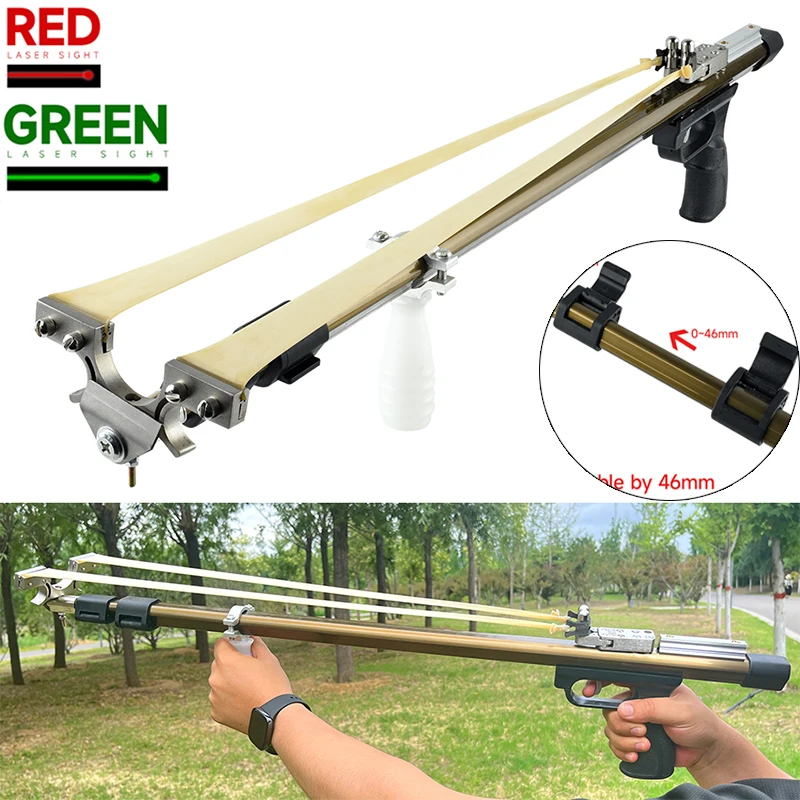 Long-Rod-Telescopic-Slingsshot-Metal-Double-Screw-Slingshot-Head ...
