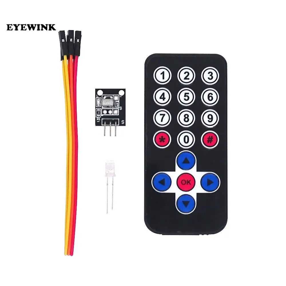 10pcs-New-Infrared-IR-Wireless-Remote-Control-Module-Kits-For-Arduino ...