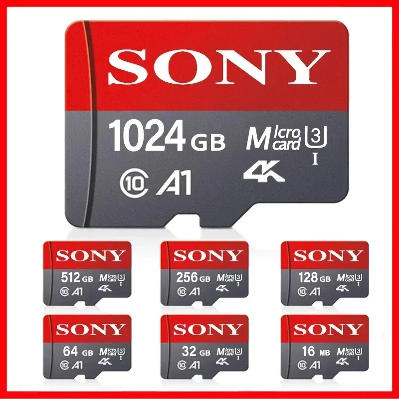 SONY-tarjeta-De-Memoria-Micro-SD-TF-Mini-1TB-clase-128GB-256GB-alta ...