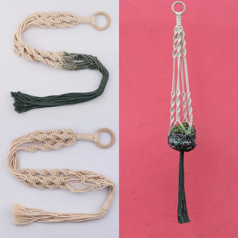 New-Pot-Holder-Macrame-Plant-Hanger-Hanging-Planter-Basket-Jute-Rope ...