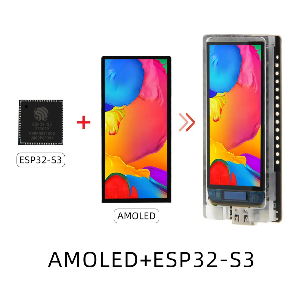 Épingle à souder - T-Display-S3 AMOLED ESP32-S3 1.9 pouces Thom67162 ...