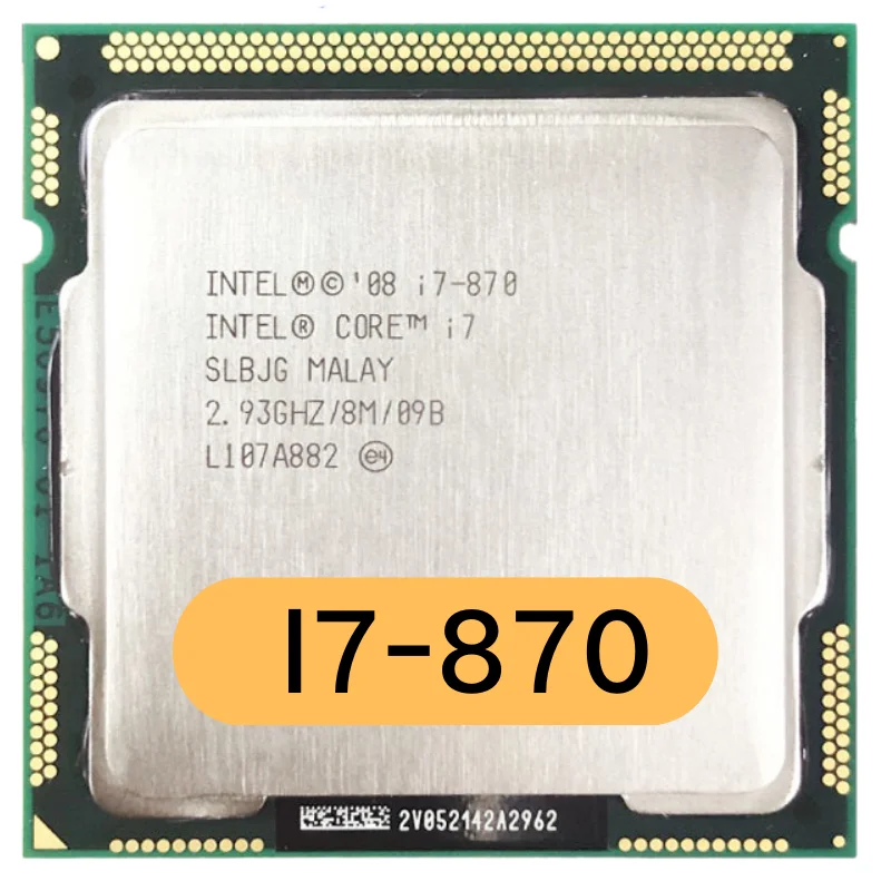 Intel Core I7 870 Processor Quad Core 2.93ghz 95w Lga 1156 8m Cache ...