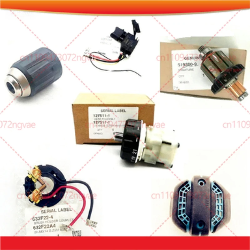 For Makita DHP482 DDF482 6507545 XPH10 rotor switch chuck gearbox ...