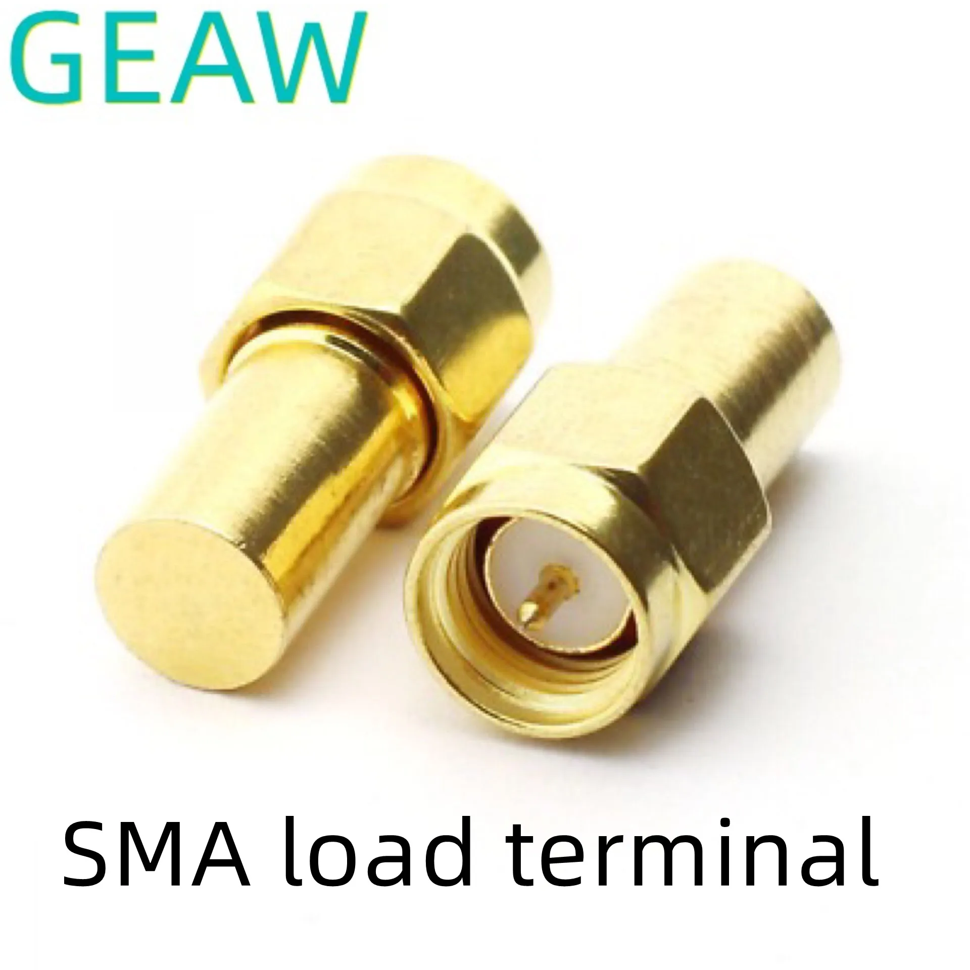2 PCS SMA Load Terminal 2W 50 Ohm Connector SMA Male Dummy Load Plug RF Coaxial Termination ...