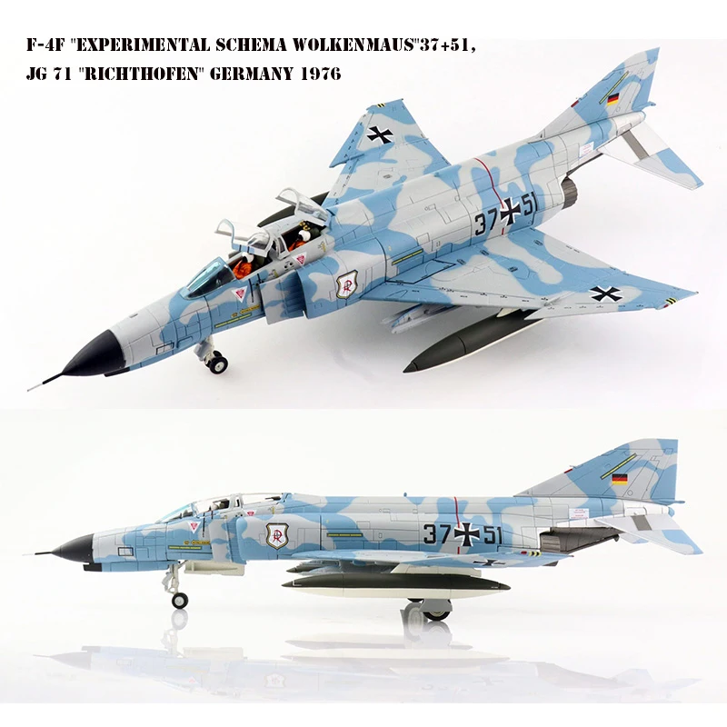 HM-1-72-Scale-Germany-F-4F-F4-Fighter-HA19030-Military-Aircraft-Model ...
