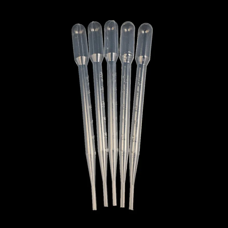 5Pcs-3ML-Laboratory-Disposable-Plastic-Eye-Dropper-Transfer-Graduated ...