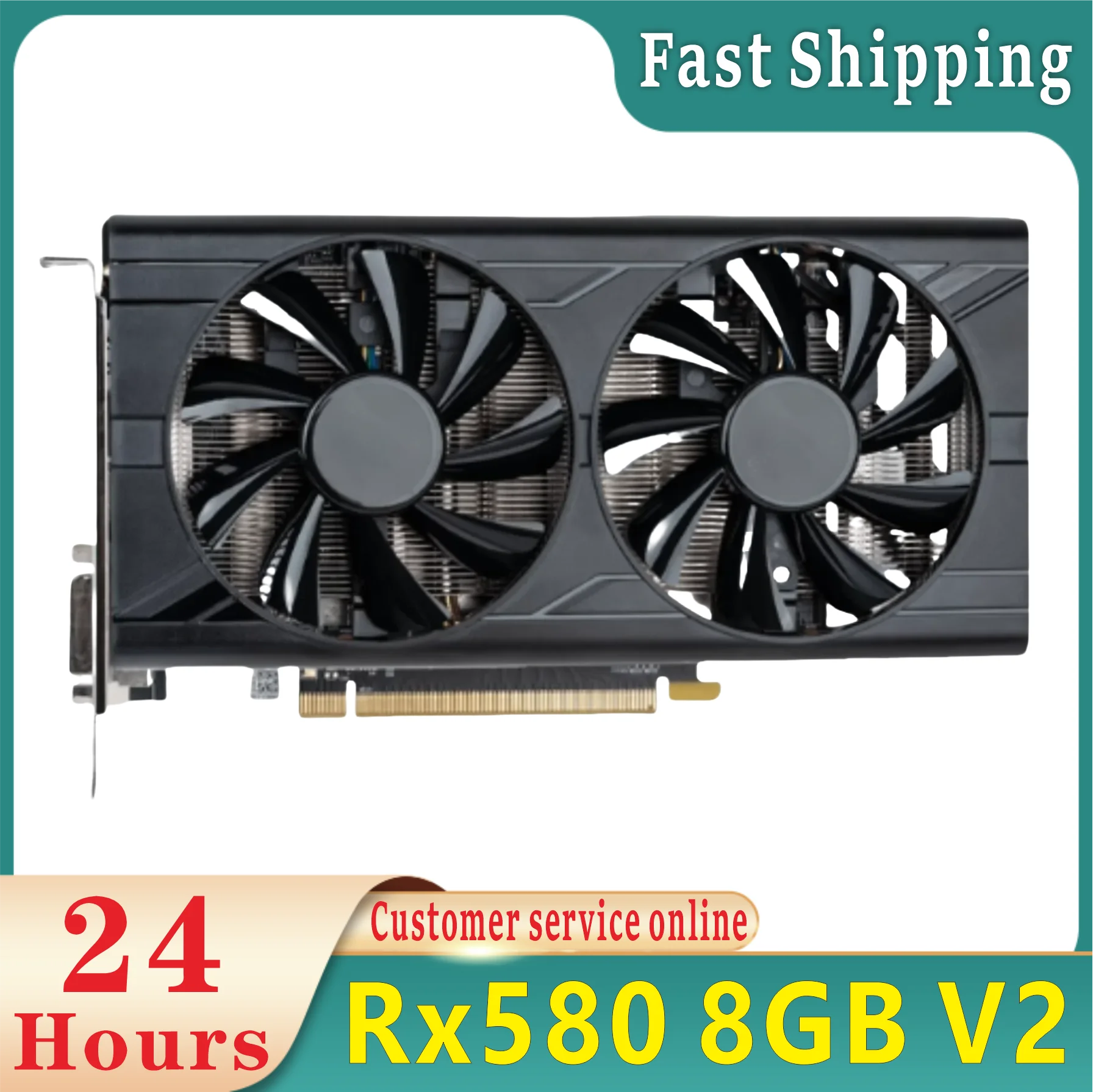 Original-RX580-8GB-V2-graphics-card-256-bit-GDDR5-graphics-card ...