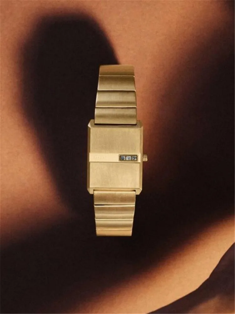New-Pulse-Retro-Square-Gold-Small-Dial-Simple-Digital-Women-s-Watch ...