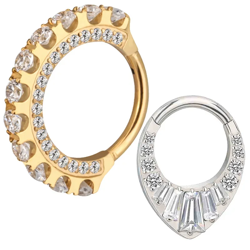 G23-Titanium-EAR-PIERC-Fan-shaped-and-side-zircon-Ring-Hoop-Nose-Rings ...