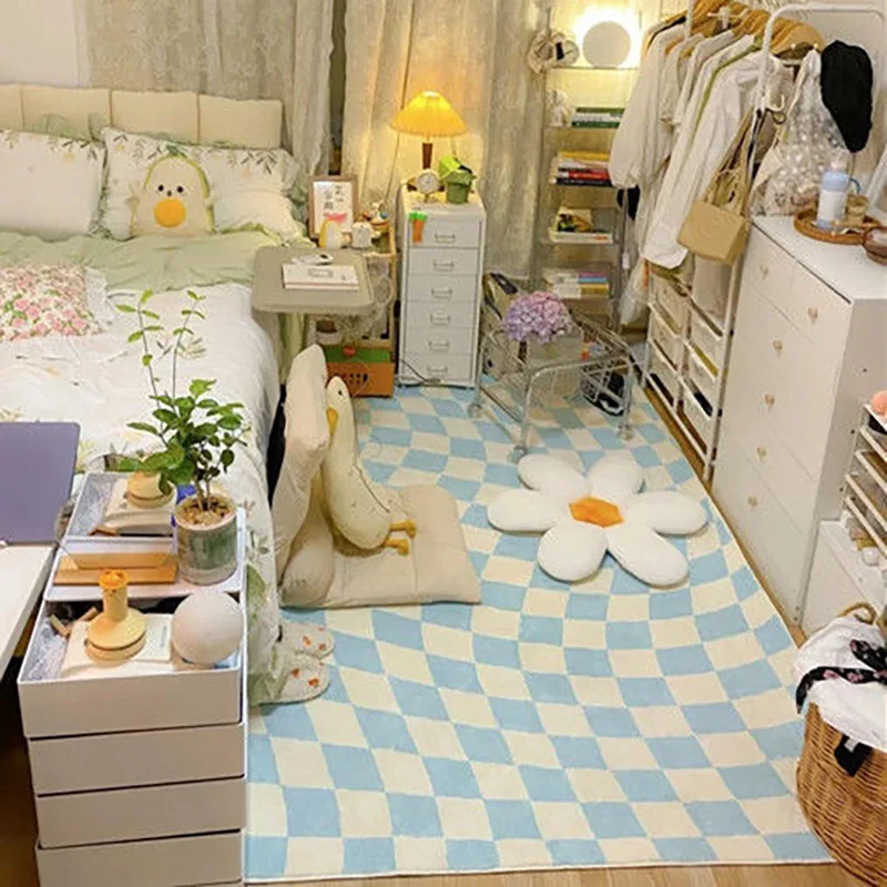 Modern-Minimalist-Checkerboard-Living-Room-Area-Large-Area-Trendy ...