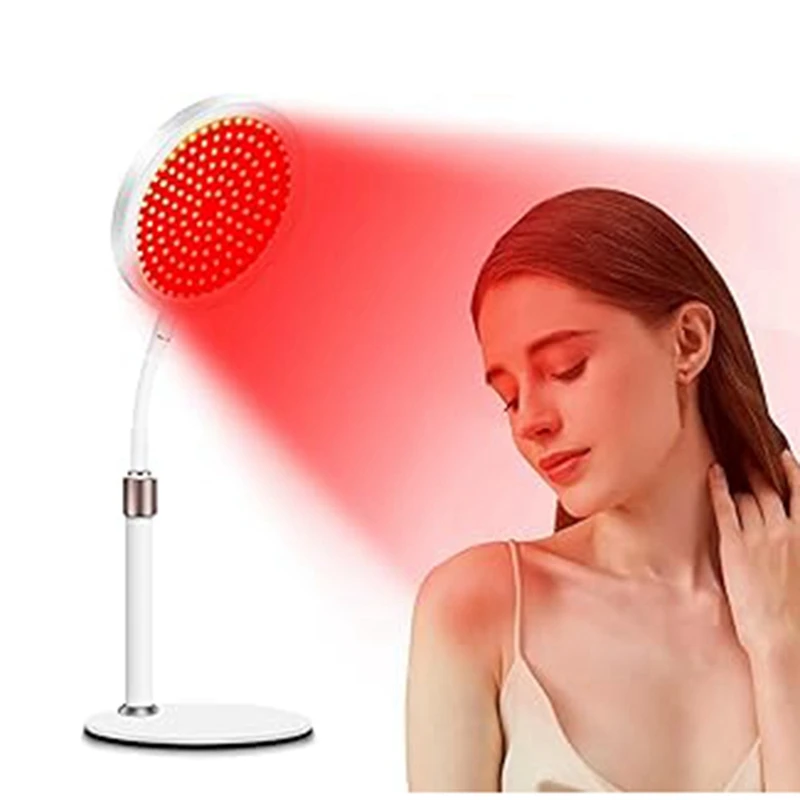 AT05-Red Light Therapy Device With Base, 660Nm Red Light & 850Nm Near ...